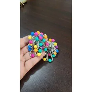Vintage | Jewelry | Vintage 6s Mod Psychedelic Clip On Earrings ...